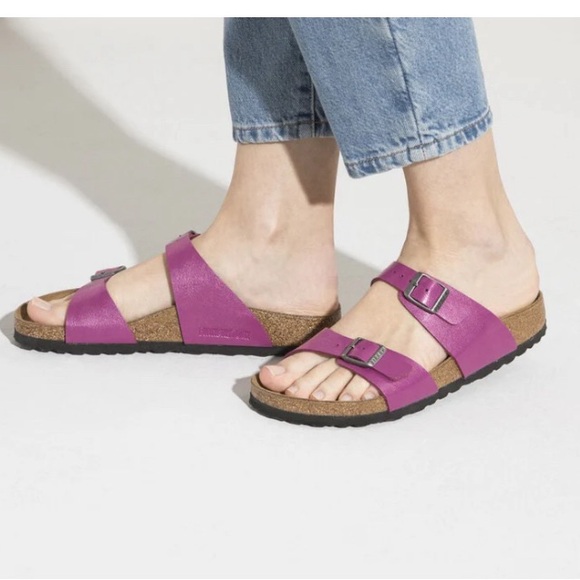 Birkenstock | Shoes | Birkenstock Sydney Graceful Magenta Sandals ...